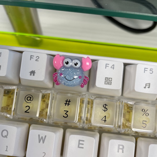 Keycap Resin Caps Lock 1.75u With Natural Flowers Handmade Keycap for ...