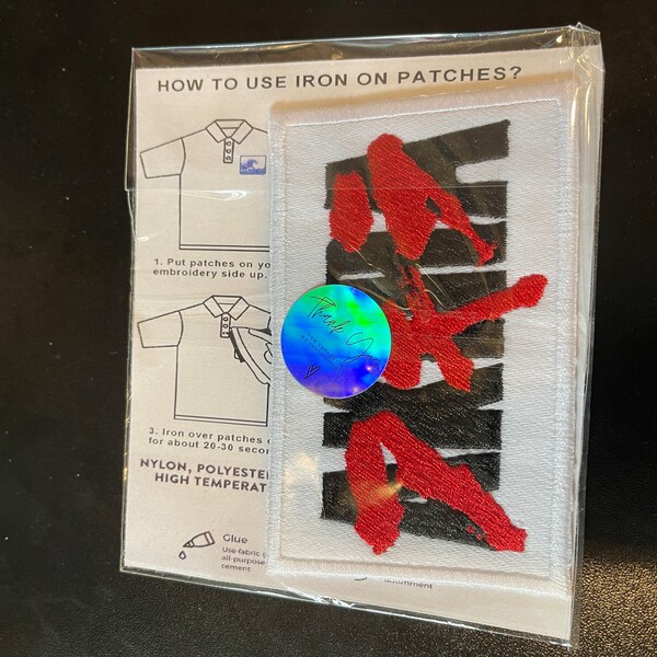 1PC Embroidered Patch Iron-on/sew-on for Jackets, Hats, Bags, Jeans Etc ...