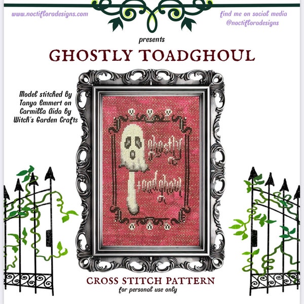 Rare Horrorflies Cross Stitch Stitch-along Complete Pattern, Digital ...