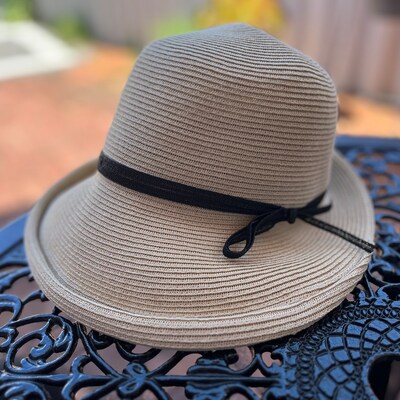 Summer Straw Hat With Wide Brim, Summer Hat, Foldable Hat, Sun Hat ...