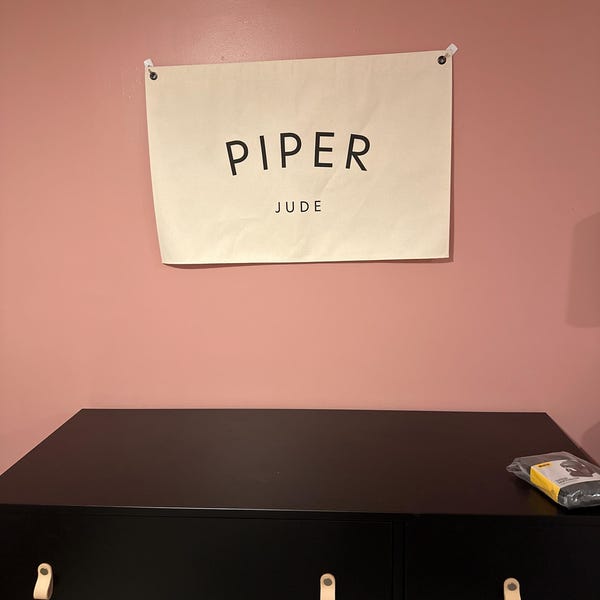 Baby Name Flag Canvas Flag Nursery Name Sign Custom Name Banner Boho ...