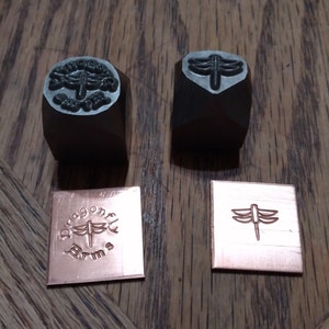 Flaming Anvil Metal Hand Stamp for Blacksmith Leather | Etsy