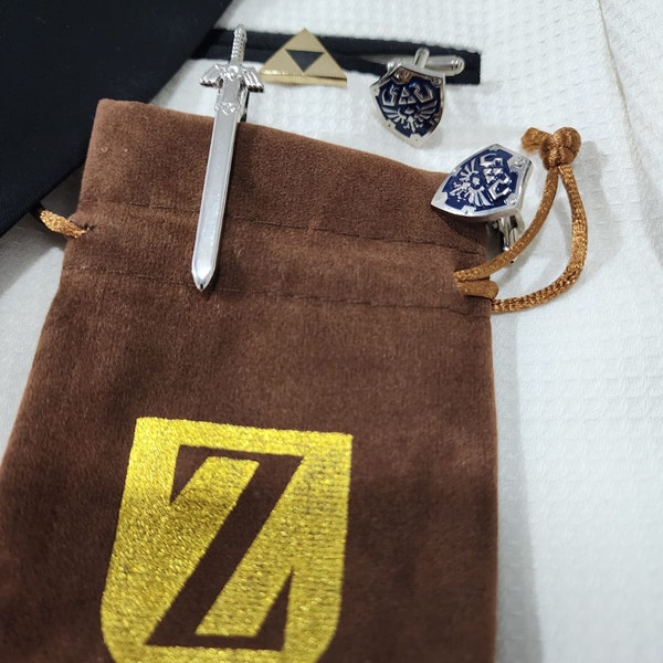 Legend of Zelda Hylian Shield Cufflinks - Premium Steel & Enamel - Etsy