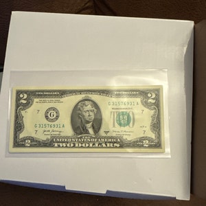 2017 Two Dollar Bill STAR NOTES Rare 2 Dollar Bill Currency - Etsy