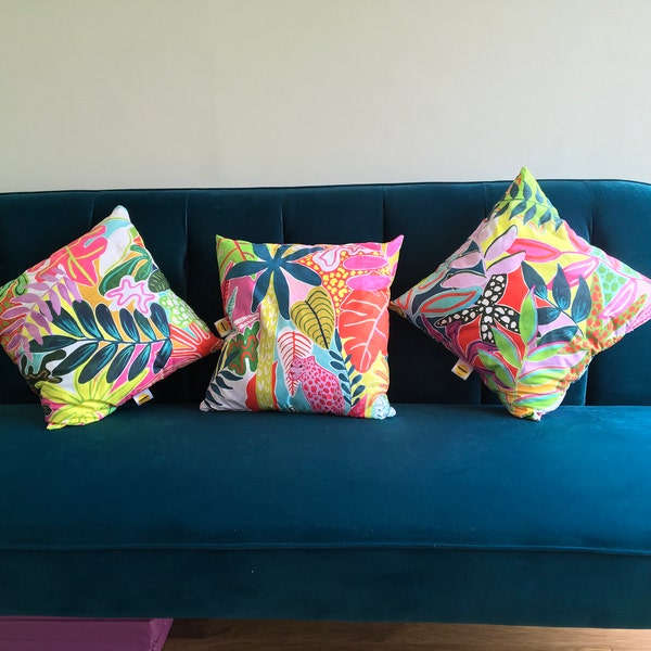 Outdoor Cushion, Waterproof Cushions , Tropicals , Handmade , Summer ...