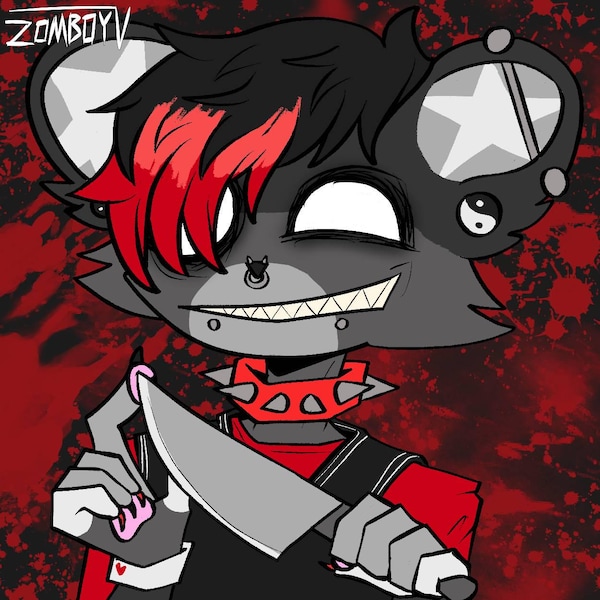 Articulated Goth Paper Doll | Goth Girl | PRINTABLE DIY Paper Doll ...