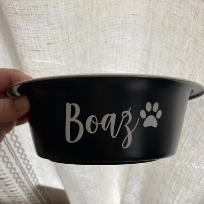 Pet Food Bowl Vinyl Decal Dog Food Bowl Decal Dog Bowl Decal Treats ...