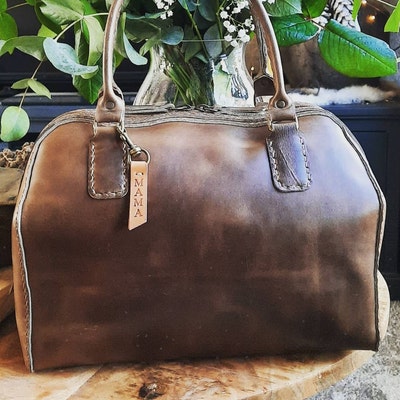 Bag Pattern Leather DIY Pdf Download Boston Bag Video Tutorial - Etsy