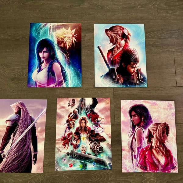 Final Fantasy VII Remake - Limited Edition Fine Art Print -FF7 Poster ...