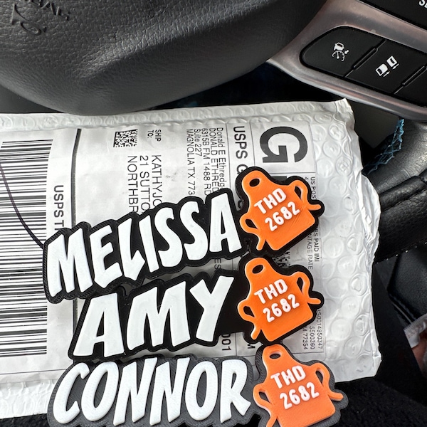 Custom Name Tags With Apron, 3D Printed Name Tag Employee Name Tag - Etsy