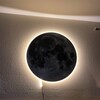 Moon Led Sign Wall Art Deco Moon Led Wall Decor Moon Light Moon Led ...