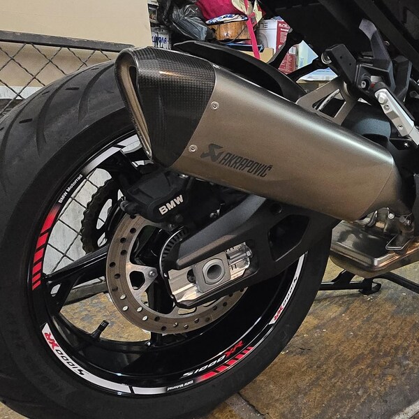 Reflective Wheel Stickers Decals Rim Stripes for Ducati Corse PANIGALE ...