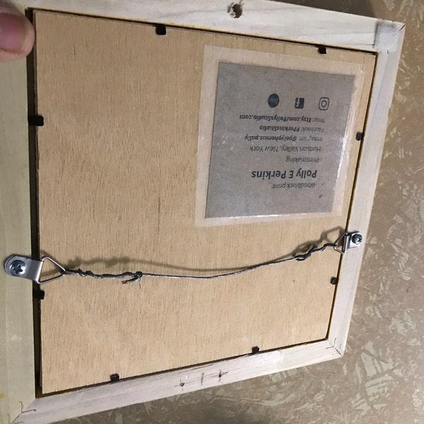 Vintage Color of Your Choice in 1x1 Flat Style Choose Your Frame Size ...