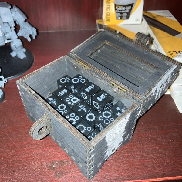 Wooden Tarot Card Chest With Modular Inside - Etsy