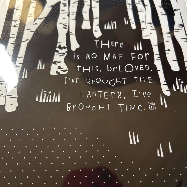 May Laughter Beckon // Haiku Art // 8x10print - Etsy