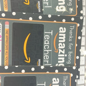 PRINTABLE Target Gift Card Holder, Teacher Appreciation, Thanks for ...