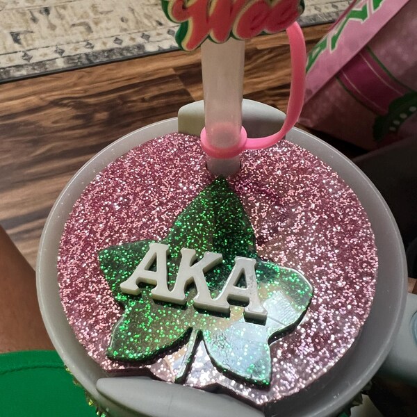 AKA Stanley Cup Name Plate | Stanley Name Plate | Ivy Cup Topper ...