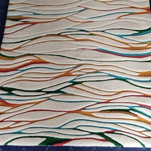 Handmade 100% New Zealand Wool Rug, Minimalist Rug, Modern Rug, Moss ...