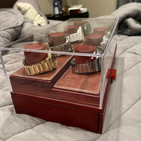 Handcrafted Watch & Pocket Knife Display Case: Modular Combo Deck - Etsy