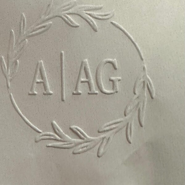 Custom Monogram Embosser, 20 Designs, Custom Your Own Embosser for ...
