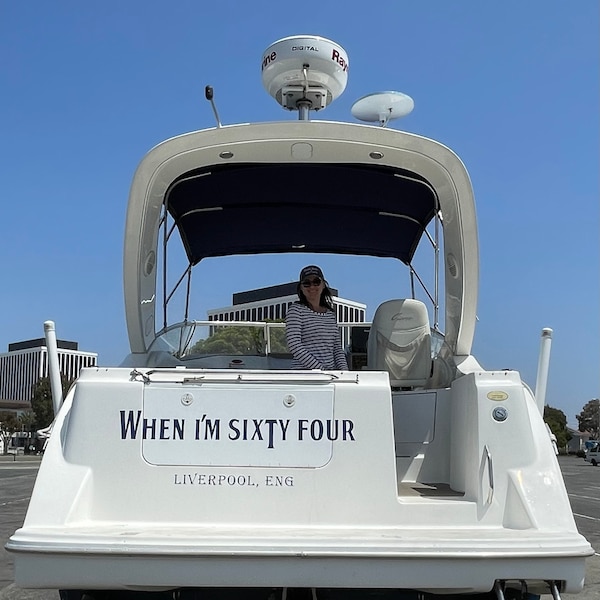 Custom Boat Name Decal | Boat Name Personalized Decals | Marine ...