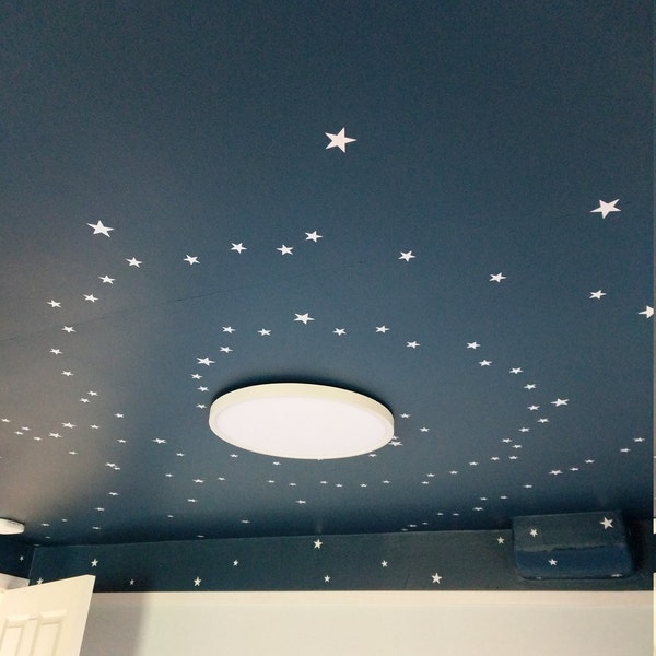Star Wall Decal Set, Kid Wall Decals, Ceiling Decals, Nursery Ceiling ...