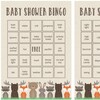 Woodland Baby Shower Bingo Cards Prefilled Bingo Cards AND Blank Cards ...