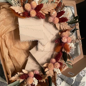 Terracotta Rust Cake Flowers, Flat Lay Flowers, DIY - Etsy