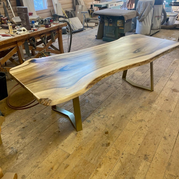 Golden Table Legs, Steel Table Legs (set of 2), Dining Table, Desk Legs ...