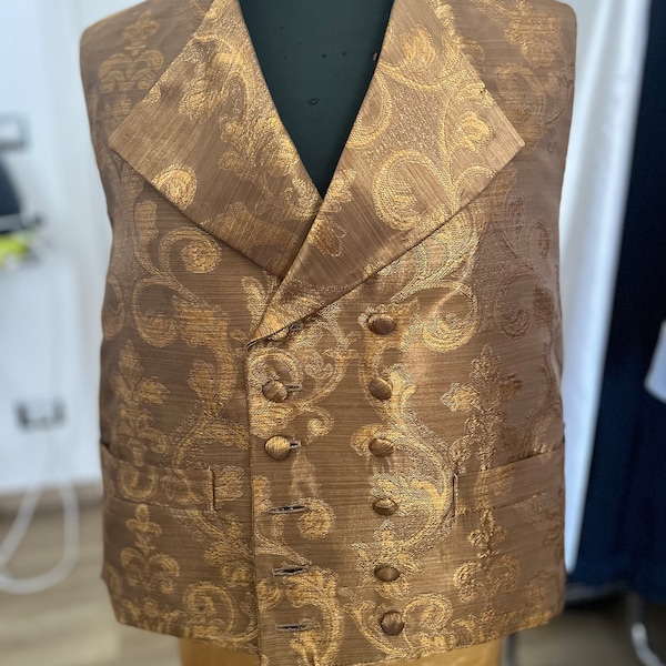 Empire Regency Mens Waistcoat 1790-1820 Sewing Pattern #0122 Size US 34 ...
