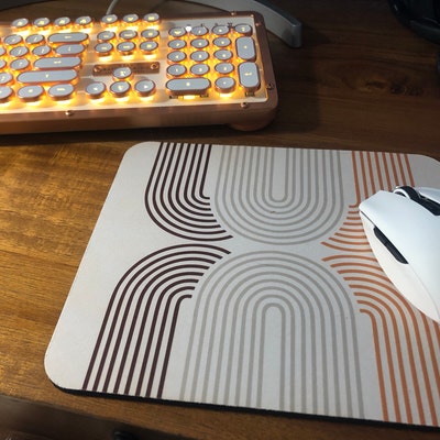 Mid Century Arches Line Art Mouse Pad Terra Minimalist Mouse Pad Terra ...