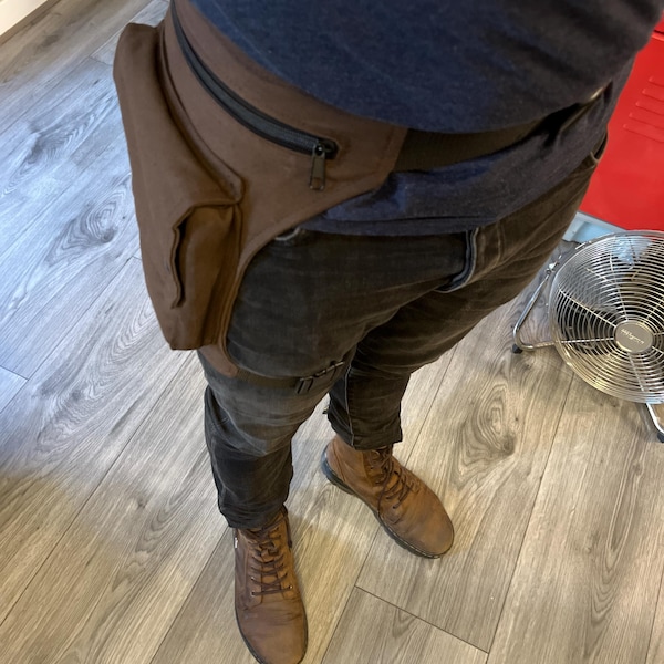 Utility Belt With REMOVABLE Leg Strap on the Thigh, and Belt Buckle ...