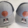 Personalized Father/son Matching Leather Patch Hat | Father Son Hats ...