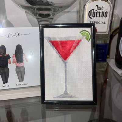 All the Tiny Cocktails Cross Stitch Pattern Colourful Collection of 48 ...