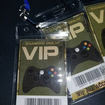 Video Game Badges ID Badge, Video Game Birthday, Video Game Truck, Camo ...