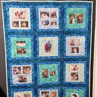 Photo Memory Quilt for Dog Lovers - Etsy UK