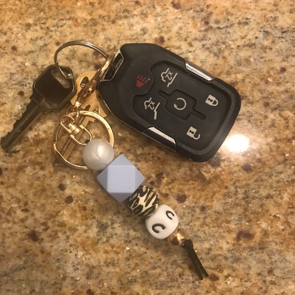Leopard ~ Animal Style Keychain Gift. Customize & Personalize. - Etsy