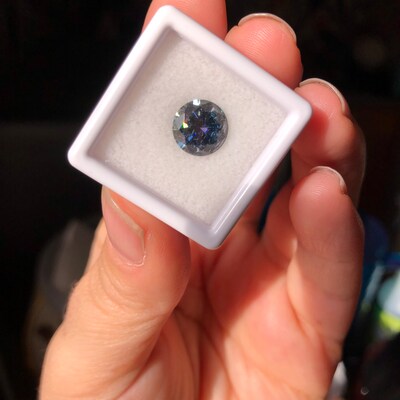 Certified Vvs1 Pink Round Brilliant Cut Moissanite Loose Stones 1-9mm ...