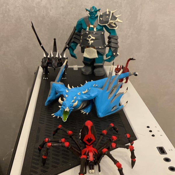 Callisto Resin Figure Osrs, Wilderness Boss Collectible, Hand-painted ...