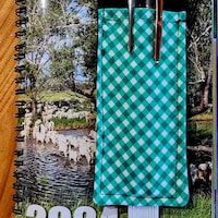 Pen or Pencil Holder Bookmark Sewing Pattern & VIDEO Tutorial | Back to ...