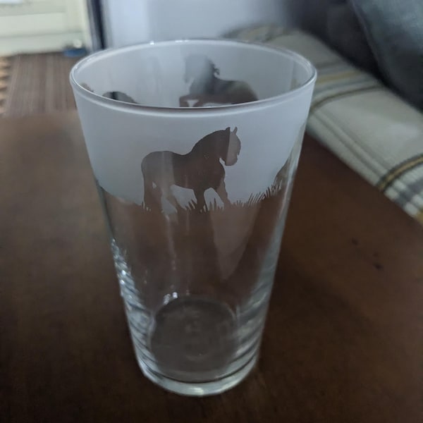 SAFARI GLASS | 36cl Stemless Wine / Water Glass With Safari Frieze ...