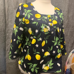 Margo Blouse PDF Pattern Extended Sizing and Copy Shop File - Etsy