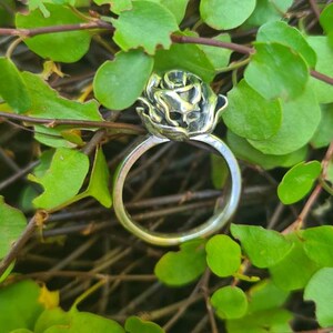 Interlocking Holding Hands Ring, 925 Sterling Silver Romantic Love ...