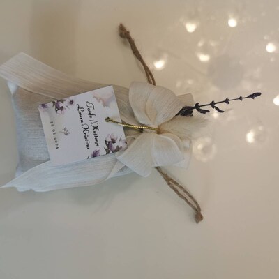 Personalized Wedding Favors Lavender Sachet Pouch, Bridal Shower Favors ...