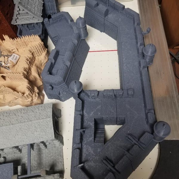 Castle Gate Terrain for Tabletop Gaming, DND Castle Decor, Fantasy RPG ...