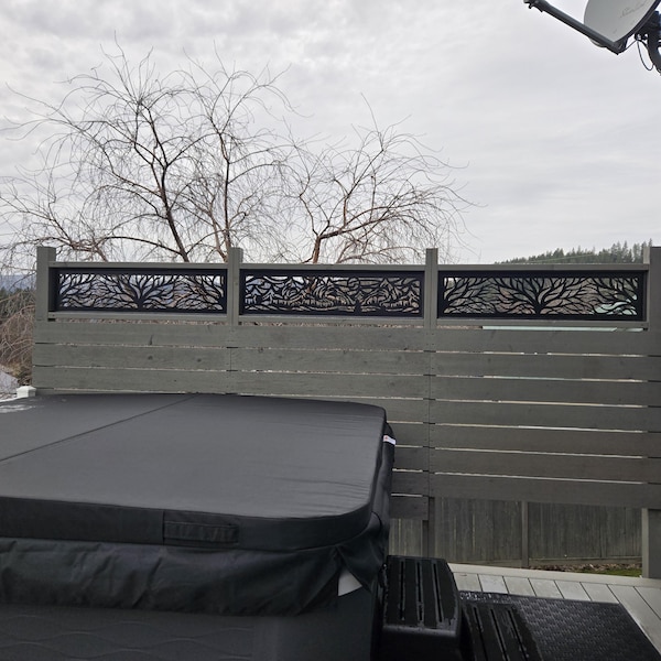 Aluminum Fence Topper /custom Order/ Metal Privacy Screen /fencing ...