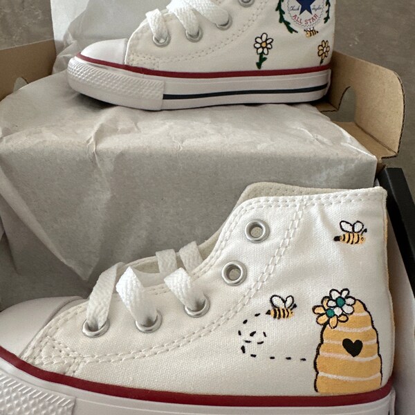 Hand Painted Halloween Converse: Custom Festive Shoes - Etsy