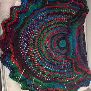 Boho Vest Pattern Crochet Bohemian Vest / Circle Vest / Bohemian Vest ...