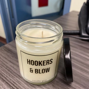 Scented Candle Smells Like Overworked and Underfucked. Gift for Him ...