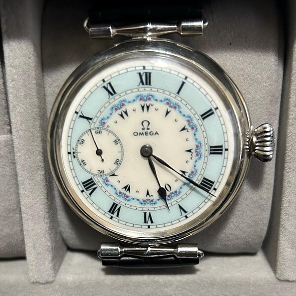 Swiss Omega Regulator Watch: Memento Mori Dial, Oversized Gents ...